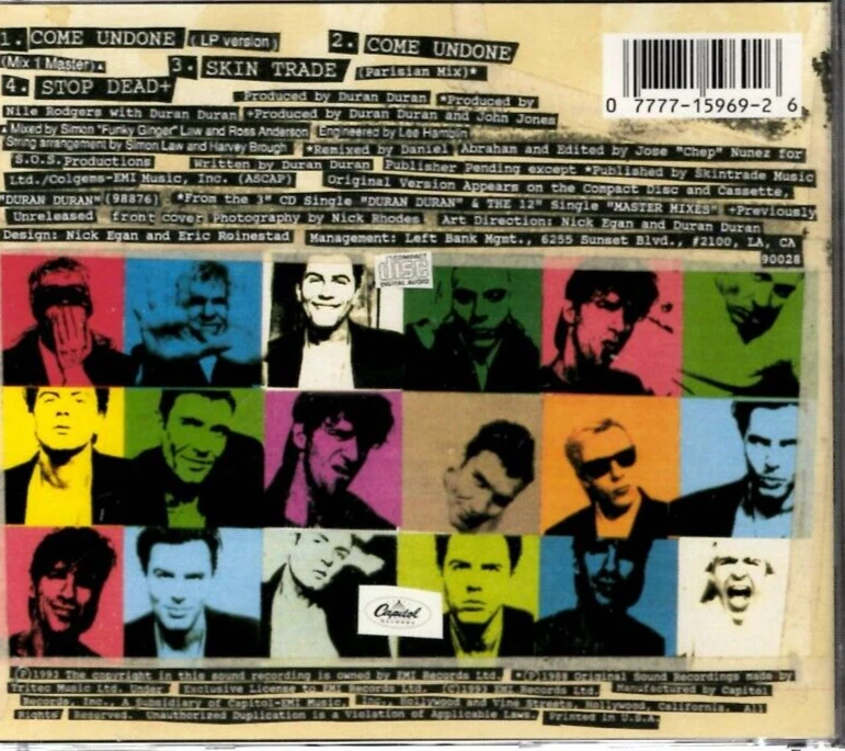 Come Undone Duran Duran