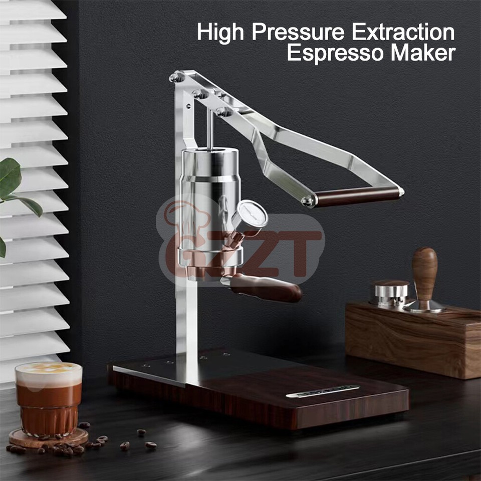 Vintage Espresso Maker 58MM Hand Coffee Machine W/ Portafilter Camping ...