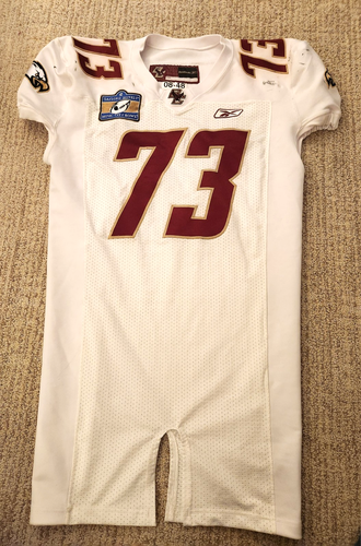 CLIF RAMSEY 2008 BOSTON COLLEGE MUSIC CITY BOWL GAME USED WORN FOOTBALL ...