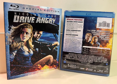 Drive Angry Blu-ray + Slipcover, Action Horror, Nicolas Cage, Amber ...