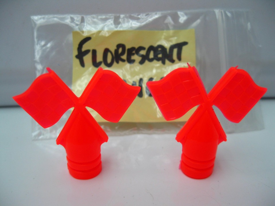 SCHWINN KRATE STINGRAY 'S 10 SPEEDS BRIGHT ORANGE VALVE STEM FLAG ...