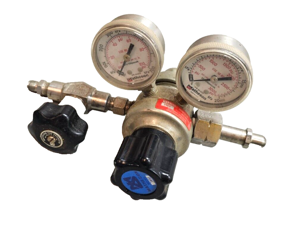 Matheson Gas Regulator Model 3800 700-2000PSI 63-2212 63-2233 | eBay