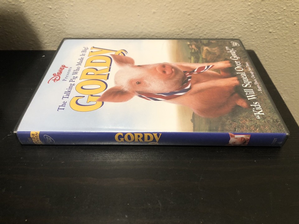 Disney Gordy DVD The Talking Pig That Made It Big Family Movie 2002 ...