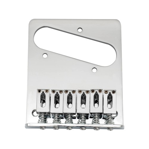 6 Saddles Guitar Bridge Plate Assembly for Tele Telecaster Modern Style ...