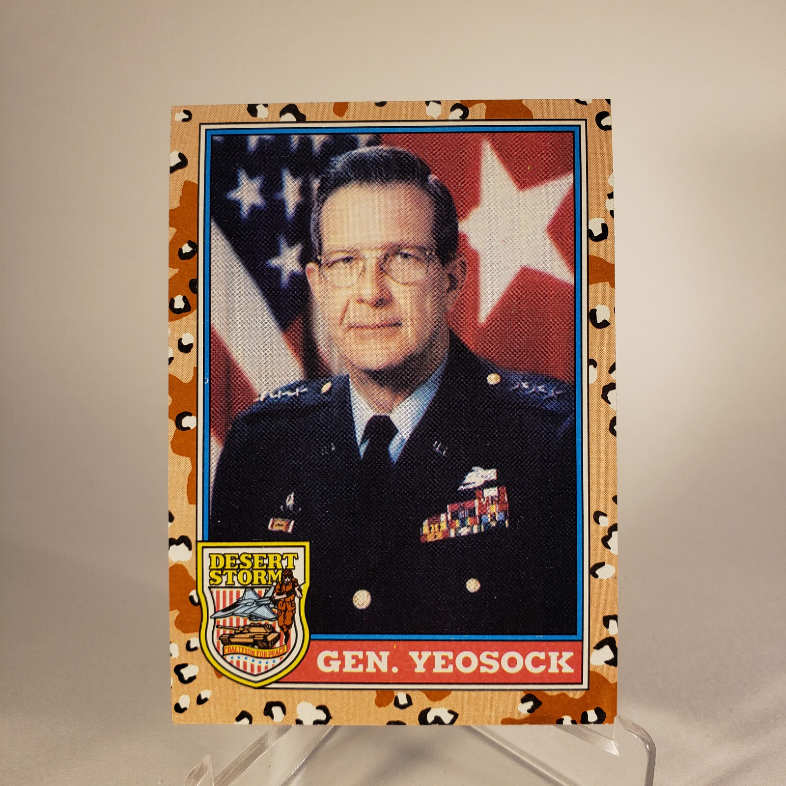 1991 Desert Storm Topps #161 Gen. Yeosock | eBay