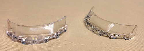 x2 NEW Lego Windshields Curved Windows For Car & Trucks 3x6x1 TRANS ...