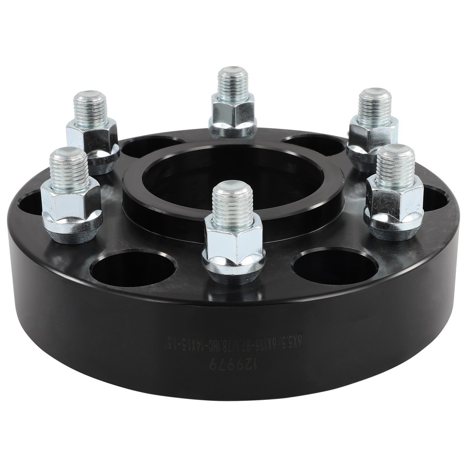2x 1.5" Wheel Adapters 14x1.5 Hubcentric For Chevy to F-150 6 Lug 6x5.5 ...