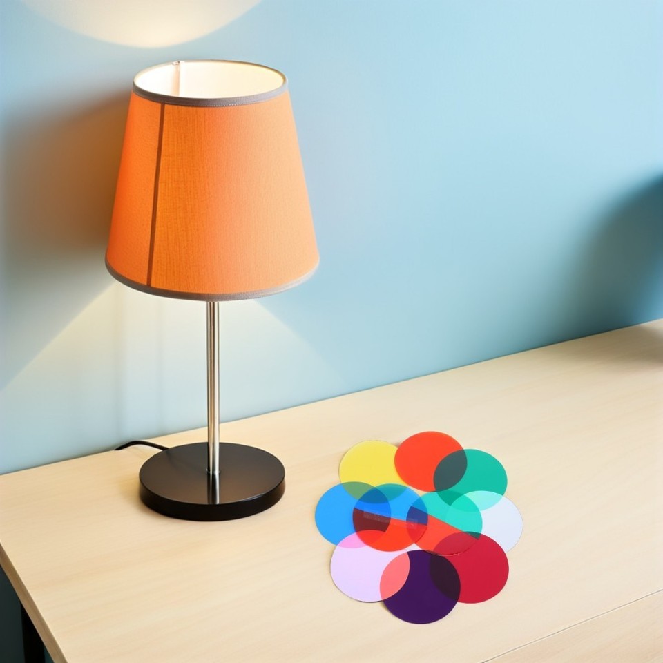 Set of 4 Ambient Light Color Film for Lights Colored Gels Illumination ...