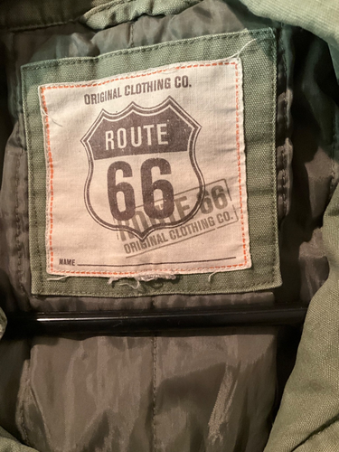 Route 66 Olive Green Field Jacket Style Men’s? W/Hood Small? Commander ...