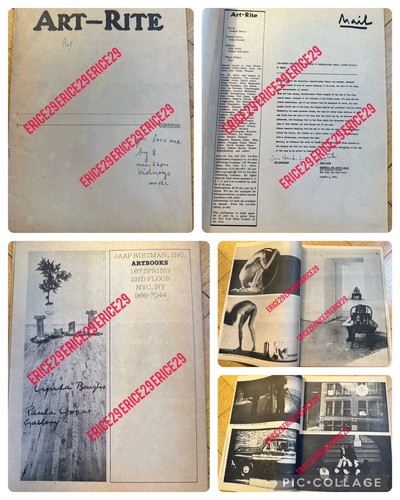 Art-Rite Magazine Issue 10 (Fall 1975) Joseph Beuys | eBay
