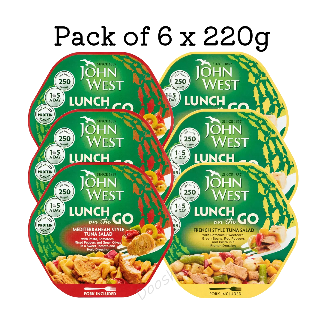 John West Tuna Salad Ready to Eat Fish Tasty Lunch On The Go Protein ...