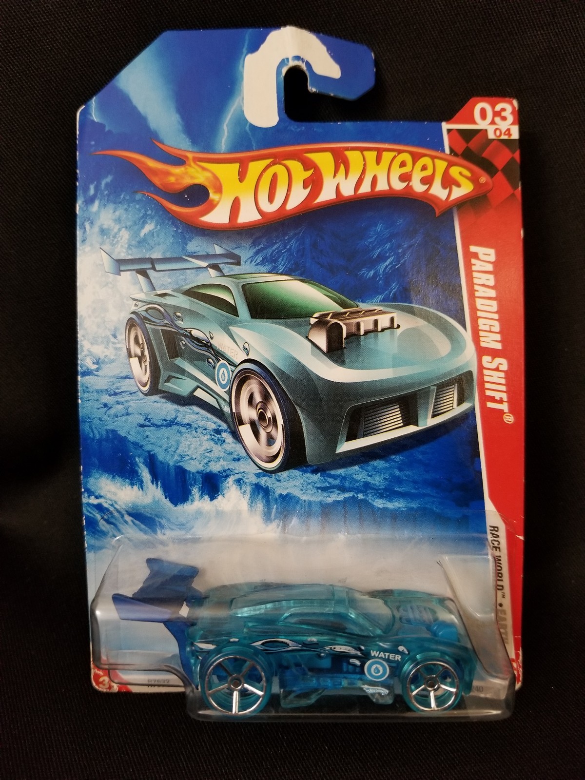 Hot Wheels Car 1:64 Scale Race World Earth Paradigm Shift 3/4 Clear ...