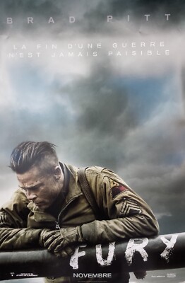 fURY FRENCH Original Movie Poster Double Sided 27×40 inches | eBay