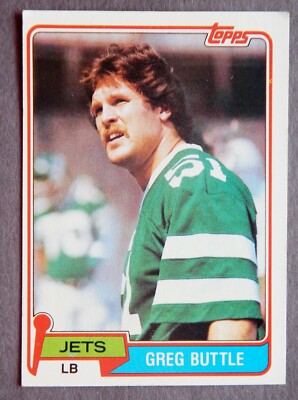 Greg Buttle #285 Topps 1981 Football Card (New York Jets) G | eBay