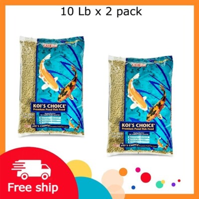 Kaytee Koi's Choice Koi Floating Fish Food 10 LB x 2 Bags, Freeship | eBay
