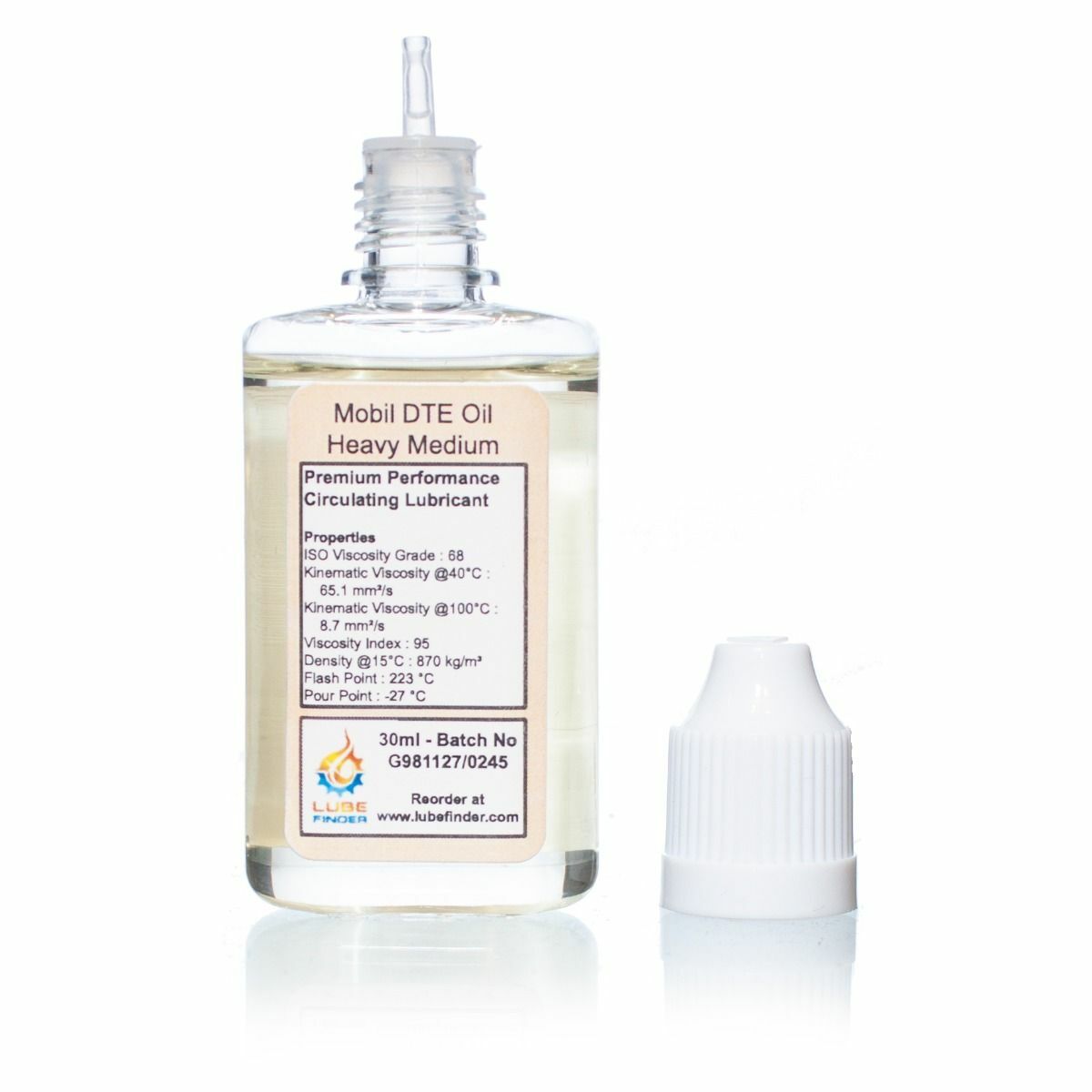 30ml Mobil DTE Oil Heavy Medium ISO VG 68 Bearing Oil Lenco Thorens EMT ...