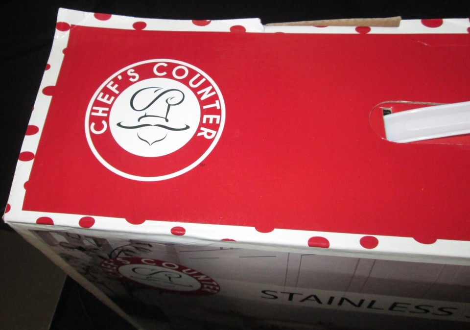 Chef's Counter Cookware Stainless Steel 5 Piece Saucepans and Skillet ...