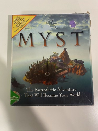 Myst PC Game CD-ROM Big Box 1993 Broderbund Windows | eBay