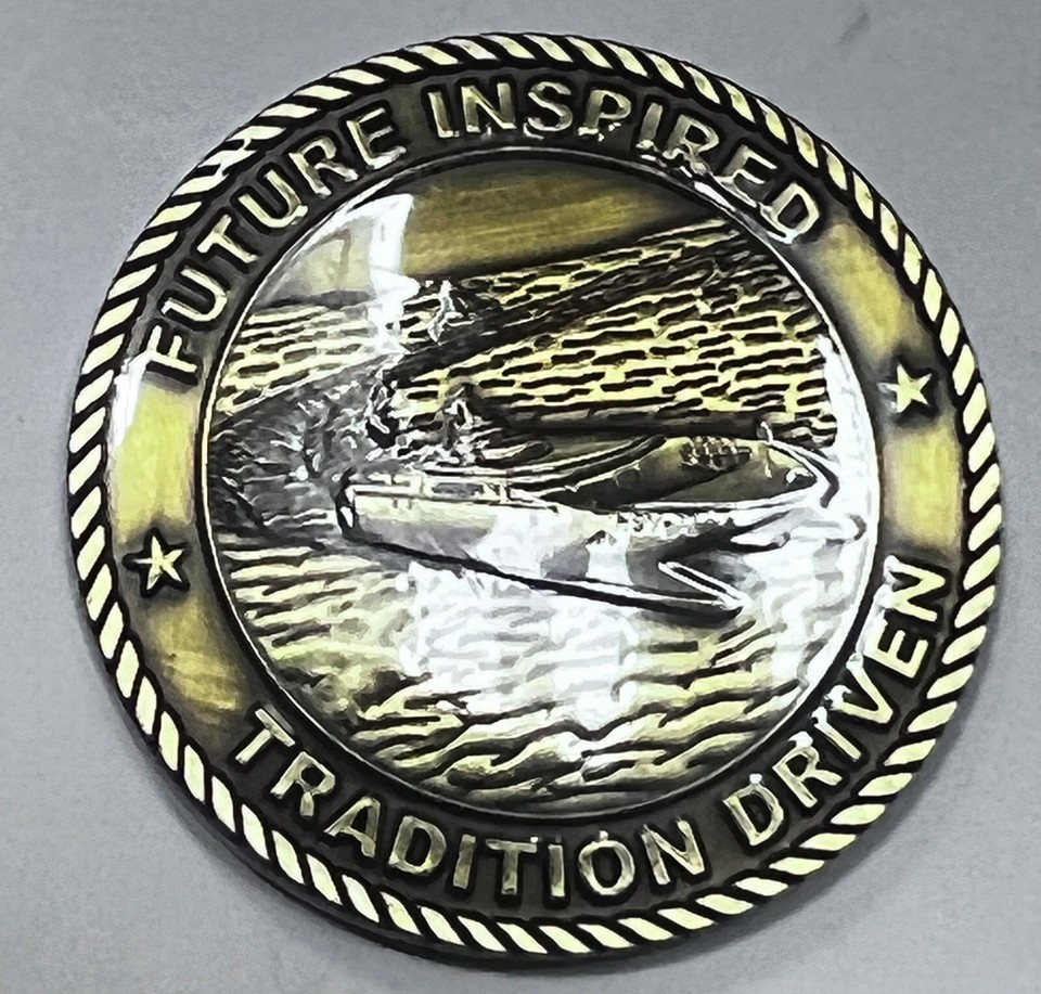 rare authentic 1998 challenge coin w/coa joint venture army navy hsv-x1 ...