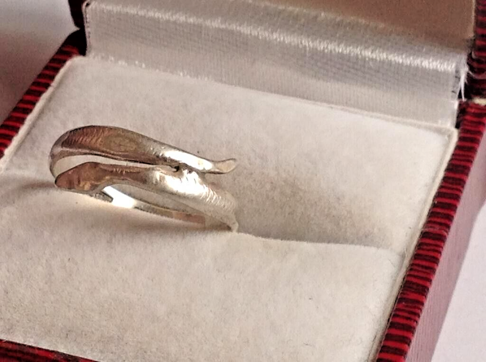 Vintage Unusual Soviet Sterling Silver 916 Ring , Women's Jewelry Size ...