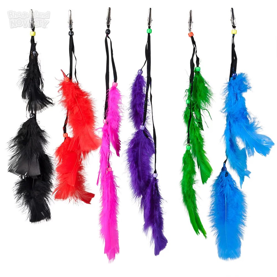 Assorted Color 14" Feather Mane and Tail Clips Horse Costume | eBay