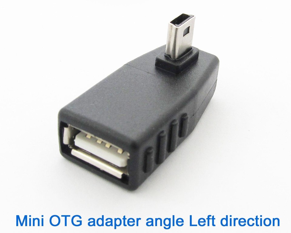 1pcs OTG Cable/Adapter Angle & Straight Micro/Mini 5pin USB M to USB 2. ...