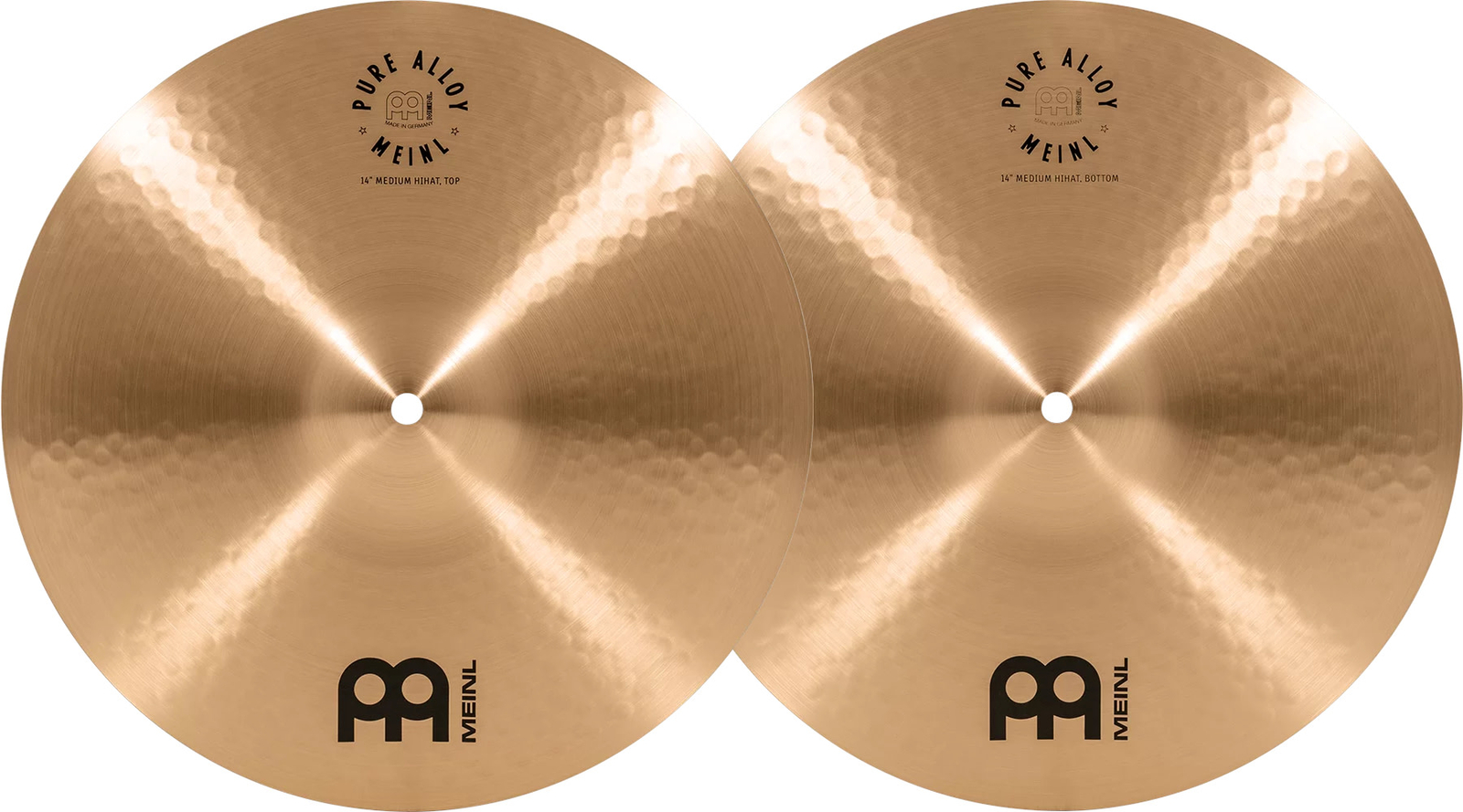 Meinl PA14MH Pure Alloy Medium Hi-Hat Cymbal Pair, 14" | eBay