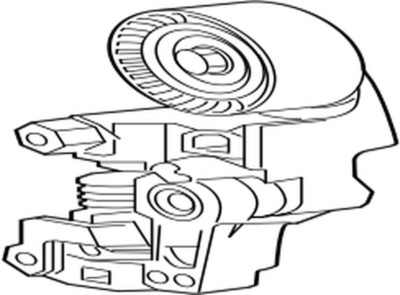 16620-36061 Toyota Tensioner assy, v-ribbed belt 1662036061, New ...