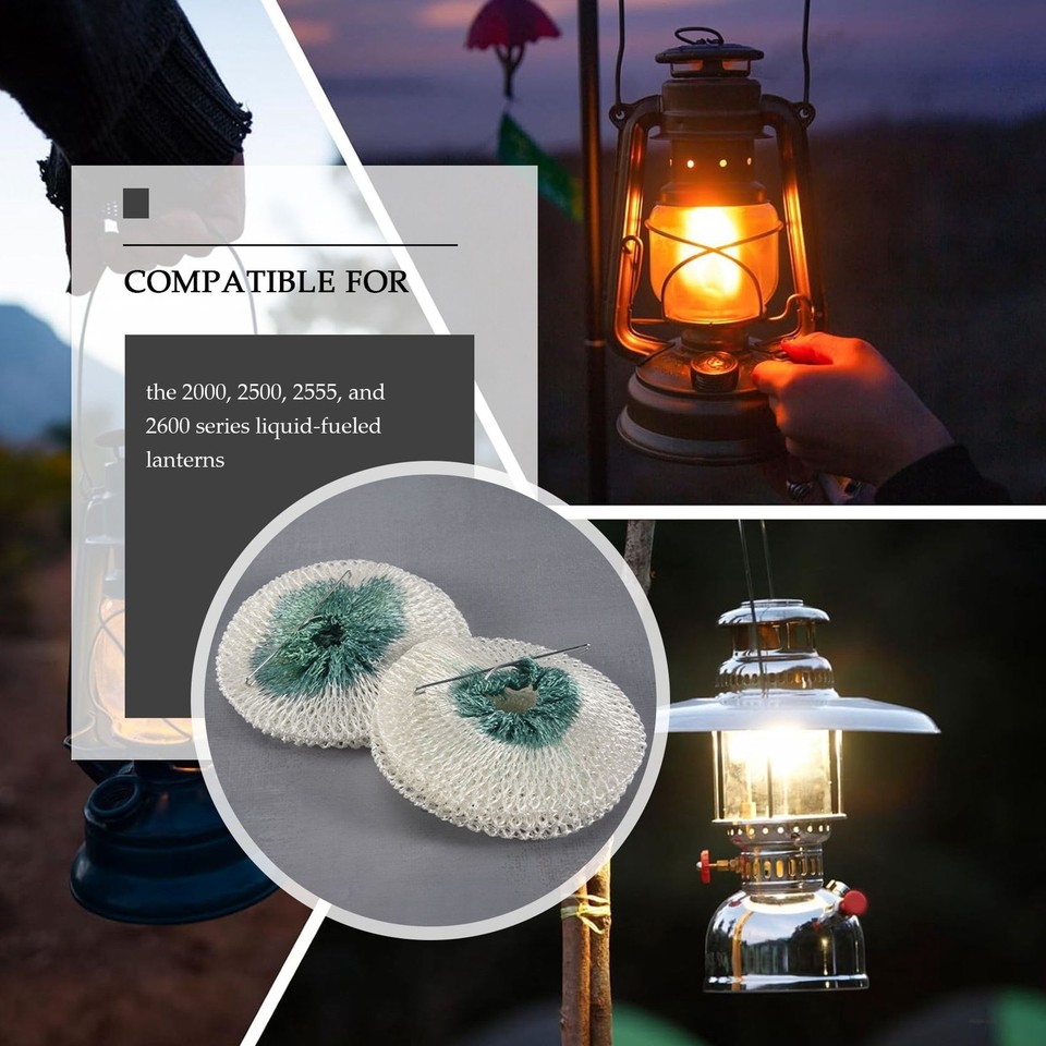 4 Pack Gas Mantles Bulk Accordion Shape 95 Clip On G5E17263 | eBay ...