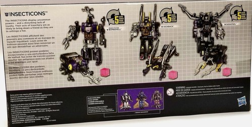 Transformers Platinum Edition G1 Insecticons Set Hasbro 2014 Action ...
