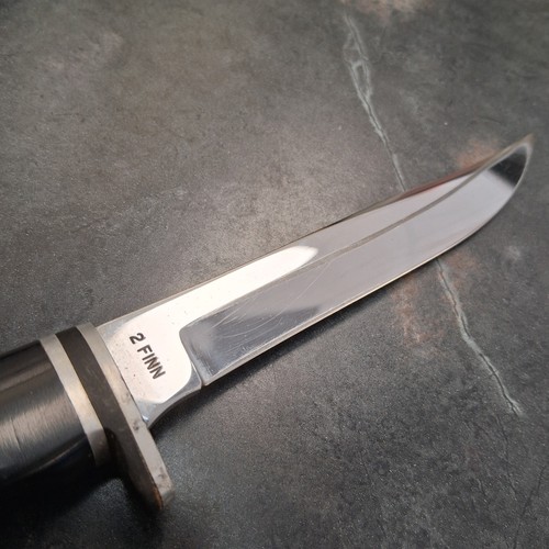 Vintage Case XX 2 Finn Fixed Blade Knife And Case XX LH Sheath | eBay