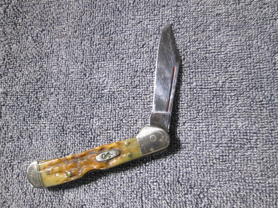 CASE XX 61749L SS Amber Bone Peach Seed Mini CopperLock (Damaged) | eBay