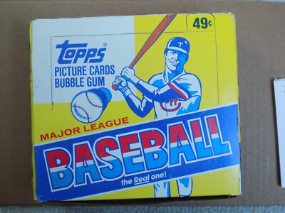 1984 TOPPS BASEBALL CELLO BOX- 24 SEALED PACKS | eBay
