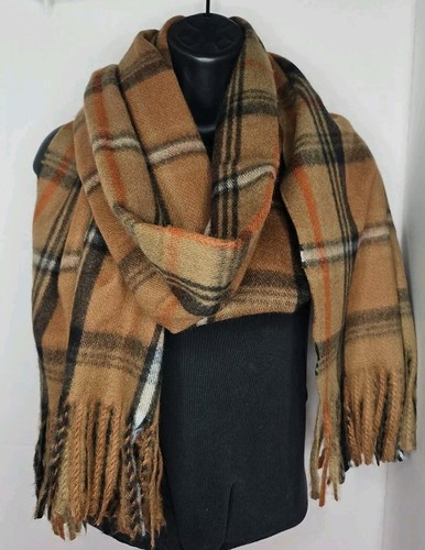 House Of Tweed Womens Scarf Super Soft Design Check Scotland 70 In X 26 ...