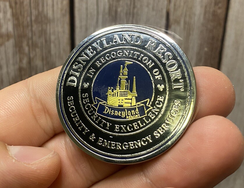 Rare Walt Disney Disneyland K9 Team Police - Official Challenge Coin | eBay