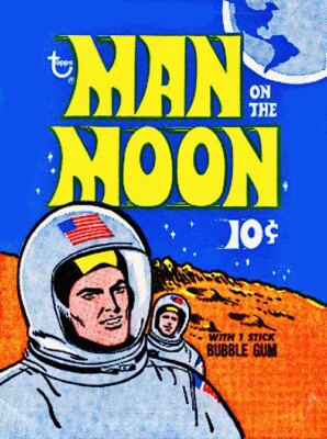 1969 TOPPS MAN ON THE MOON NASA SPACE SINGLE TRADING CARDS WITH FREE ...