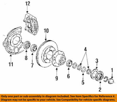 43502-69046 Toyota Hub sub-assy, front axle 4350269046, New Genuine OEM ...