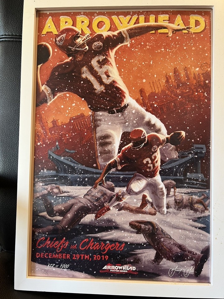 Arrowhead Poster Series Super Bowl Liv Winning Season Complete Set ...