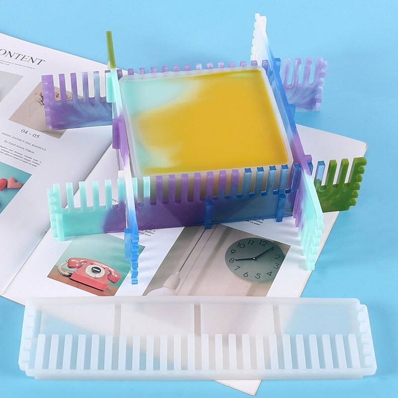 Serrated Frame Silicone Mold Transparent Comb Frame Mold for Beginners ...