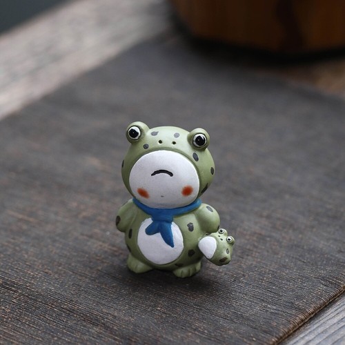 Lonely Frog Handmade Artwork Unhappy Sad Animal Statue Small Size ...