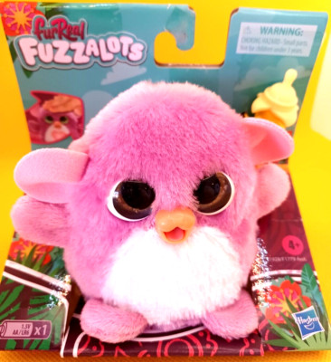 FurReal Fuzzalots Monkey Color-Change Interactive Feeding Toy Lights ...