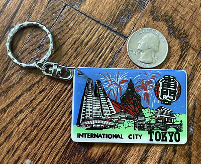 Japan International City Tokyo Keychain Travel Metal | eBay