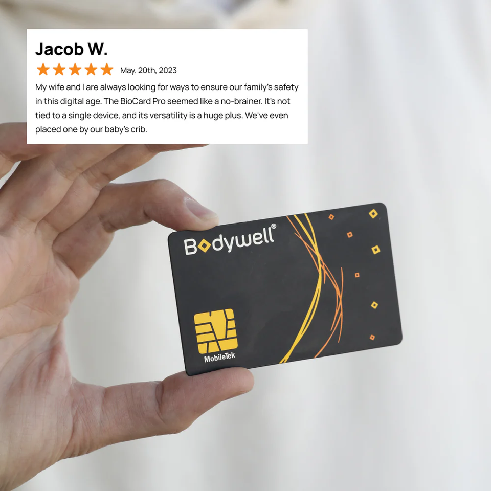 Bodywell Body Well BioChip Bio Card BioCard Pro EMF Protection Blocking ...
