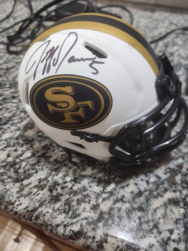 San Fran 49ers JEFF GARCIA Signed Riddell LUNAR Speed Mini Helmet ...
