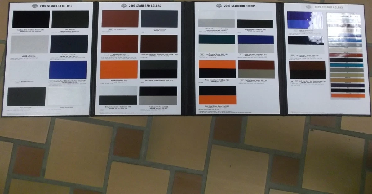 Harley Paint Color Chart