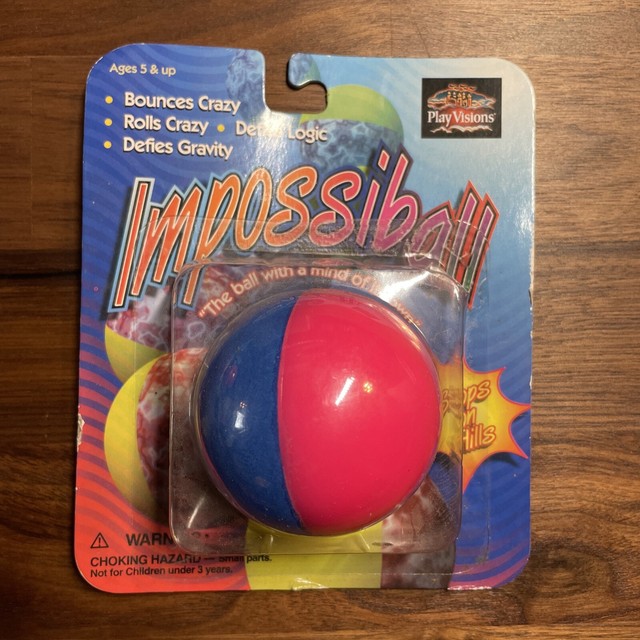 Vintage Impossiball Ball Toy Playvisions 2003 Rare 94501 Various Colors ...