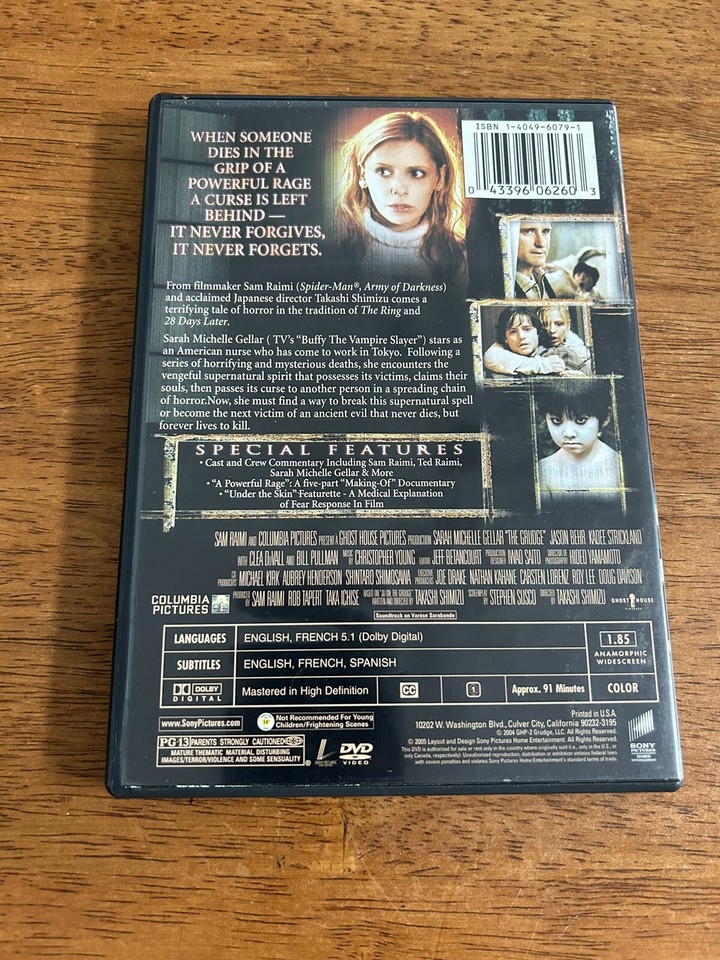 The Grudge (DVD, 2005) Horror 43396062603 | eBay