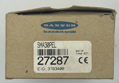 NEW Banner SMA30PELQD SM30 Barrel Sensor 27287 | eBay