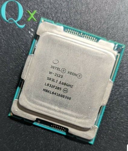 Intel Xeon W-2123 SR3LJ LGA 2066 Server CPU Processor 3.6GHz 4-Core/8 ...