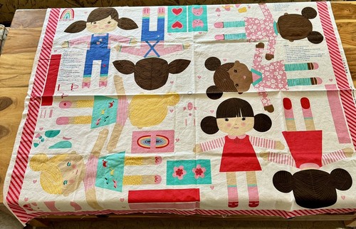 Moda Fabric Doll Panel - Best Friends Forever - Dolls | eBay